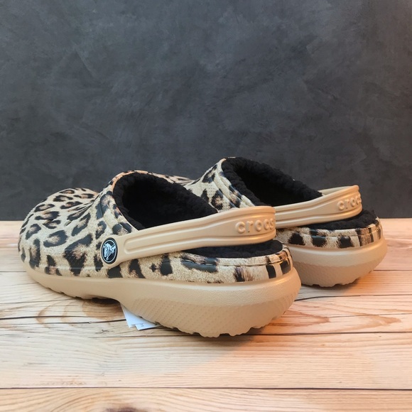 CROCS | Shoes | Crocs Classic Lined Clog Animal Leopard Print | Poshmark